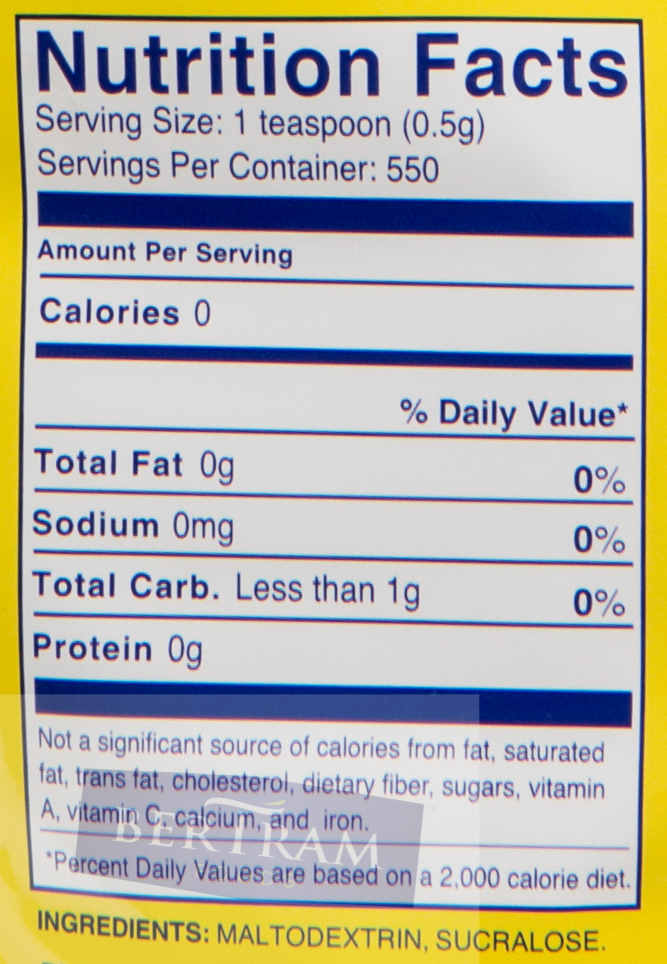 S Bertram - SPLENDA BULK 8/9.7 OZ